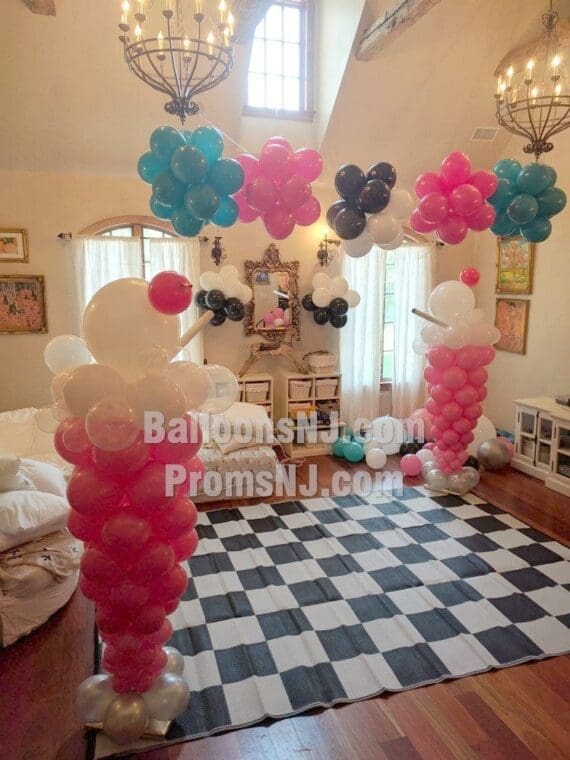 1950s Soda Float Balloon Columns – BalloonsNJ.com